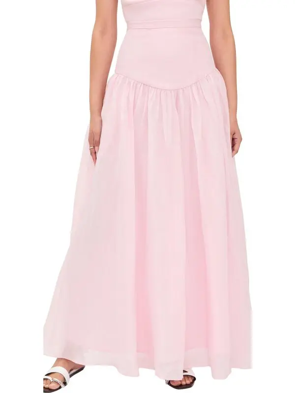 Bardot Amorette Maxi Skirt - Bliss Pink