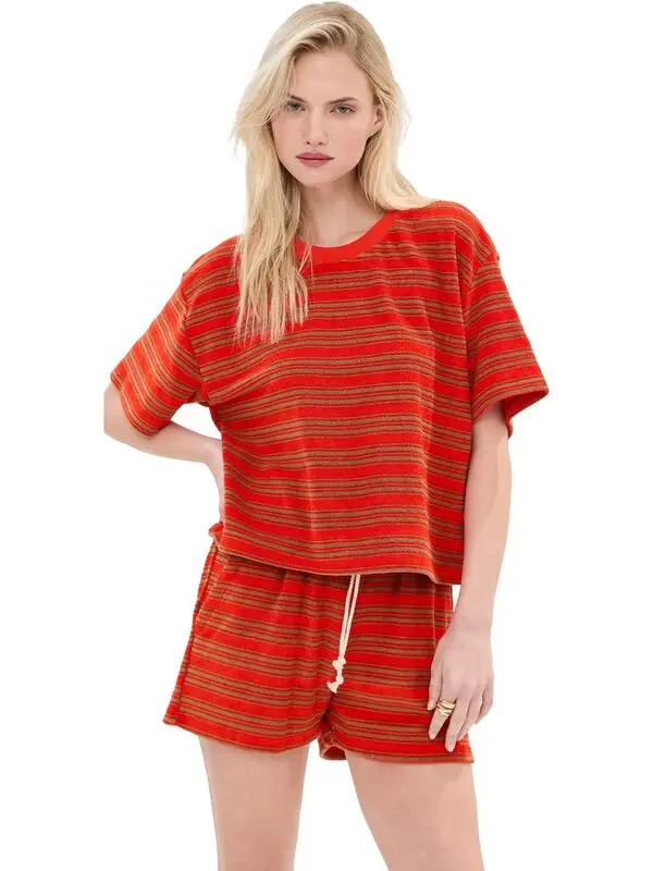 LE BOP Poppy Tee - Clam Bake/chocolate