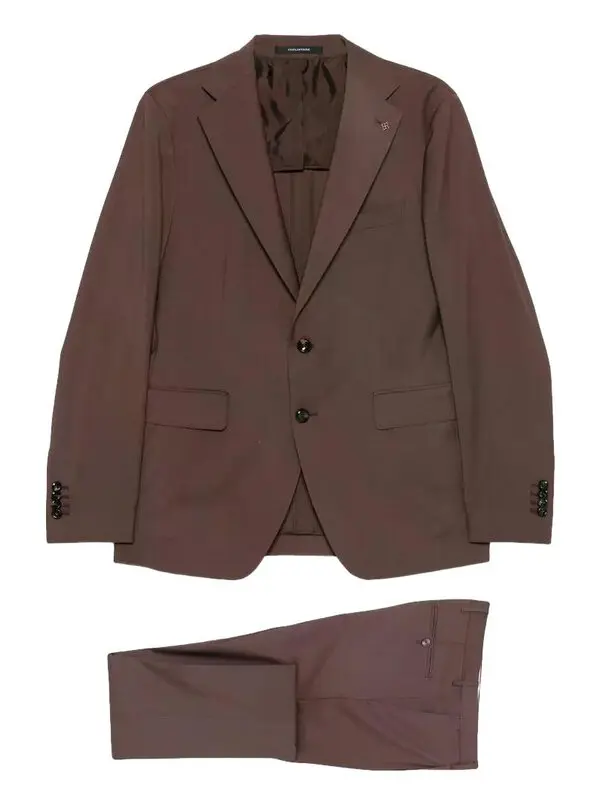 Tagliatore Single-breasted Suit - Brown