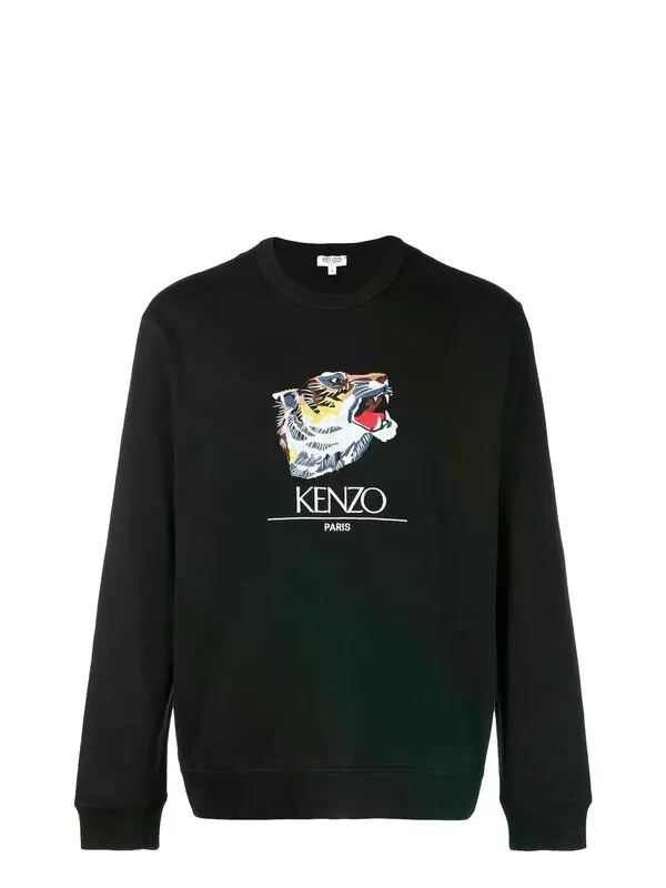 Kenzo Tiger Head Sweatshirt - Black