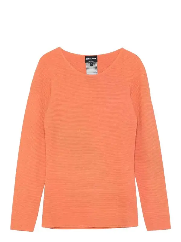 Giorgio Armani Long-sleeve T-shirt - Orange