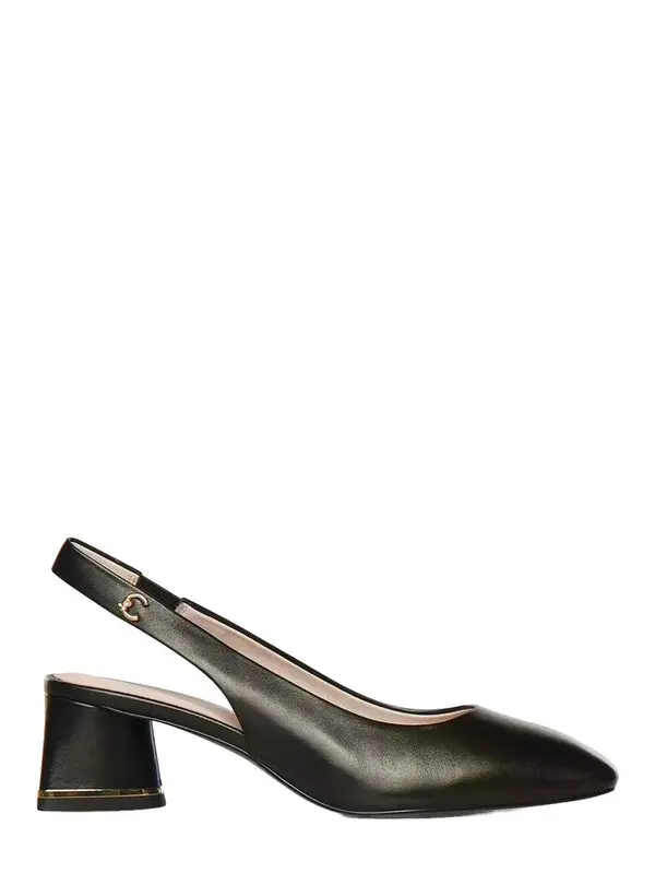 COCCINELLE Heeled Slingback Pumps - Black