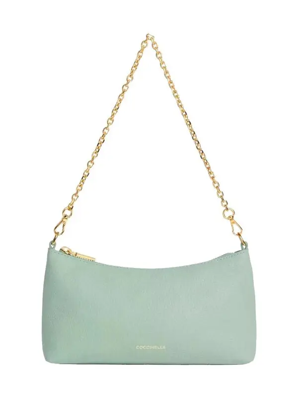 COCCINELLE Mini Aura Chain-strap Shoulder Bag - Green