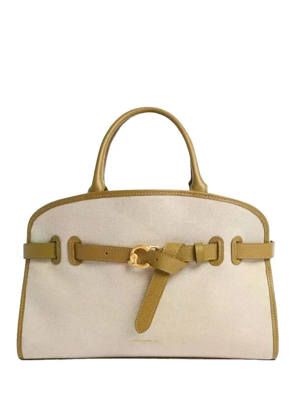 COCCINELLE Medium Sabine Buckle-detail Tote Bag - Neutrals