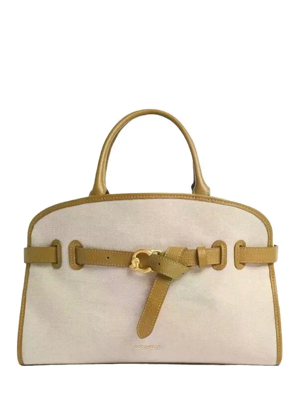 COCCINELLE Medium Sabine Buckle-detail Tote Bag - Neutrals