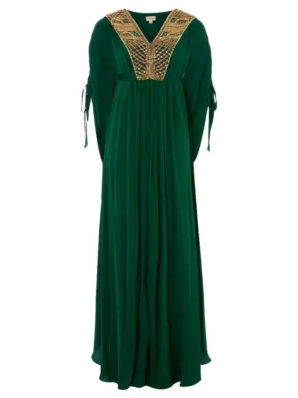 TEMPERLEY LONDON Embellished Parisa Gown - Green