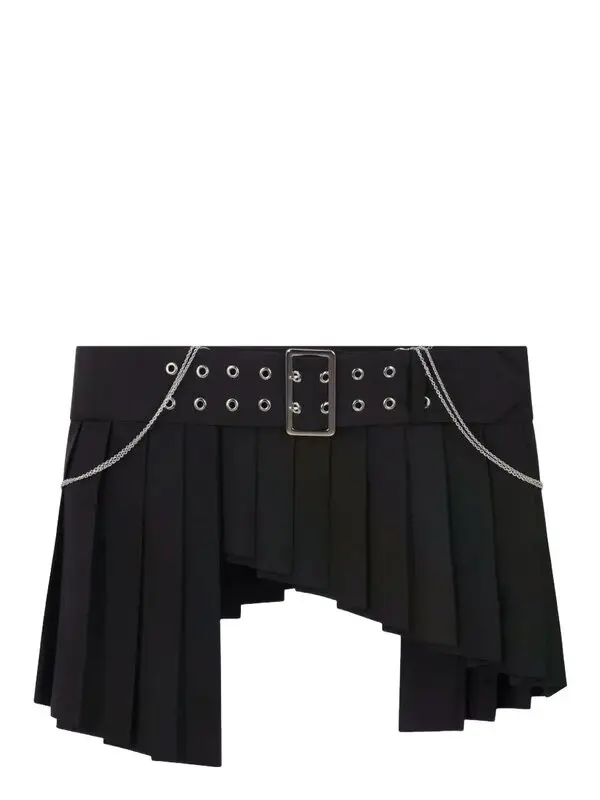 Comme Des Garçons Pleated Mini Skirt - Black