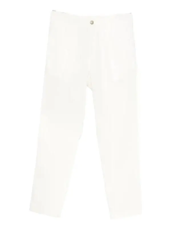 Herno Straight Trousers - Neutrals