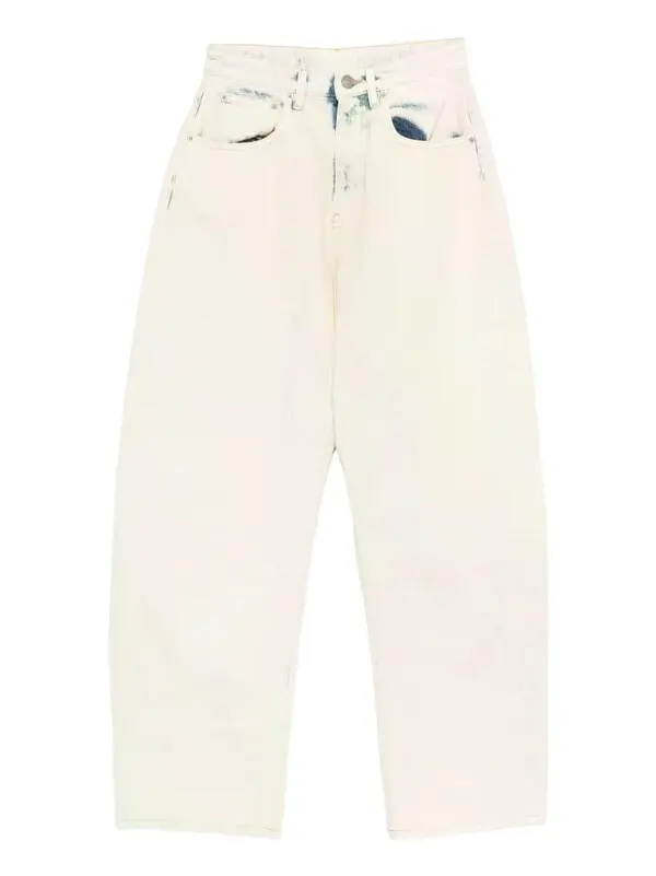 Erika Cavallini Faded Boyfriend Jeans - Neutrals