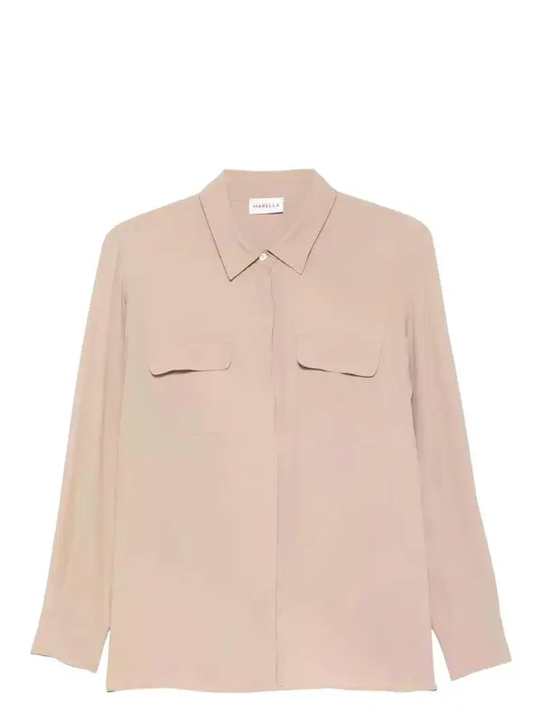 Marella Febe Pocket Shirt - Neutrals