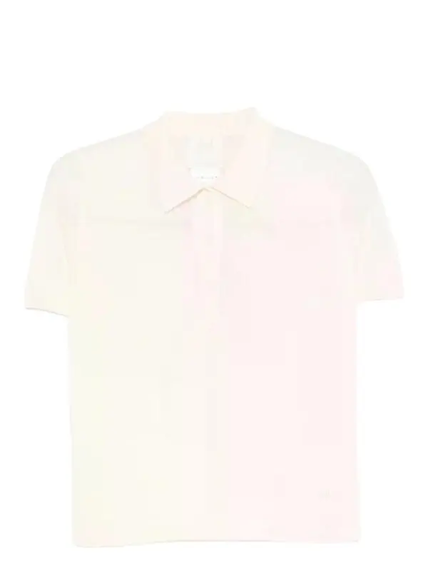 MONOCHROME Short-sleeve Polo Top - Neutrals