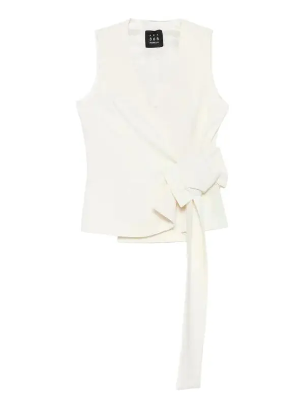 Marella Tlirica V-neck Vest - Neutrals