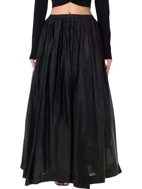 THE GARMENT Gathered Maxi Skirt - Black
