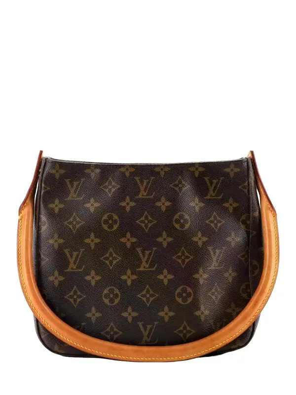 LOUIS VUITTON Looping Mm Satchel Monogram Canvas - Brown