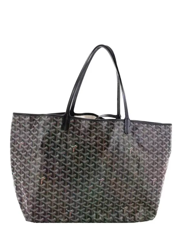 Goyard Saint Louis Claire Voie Coated Canvas Gm Tote Bag - Black