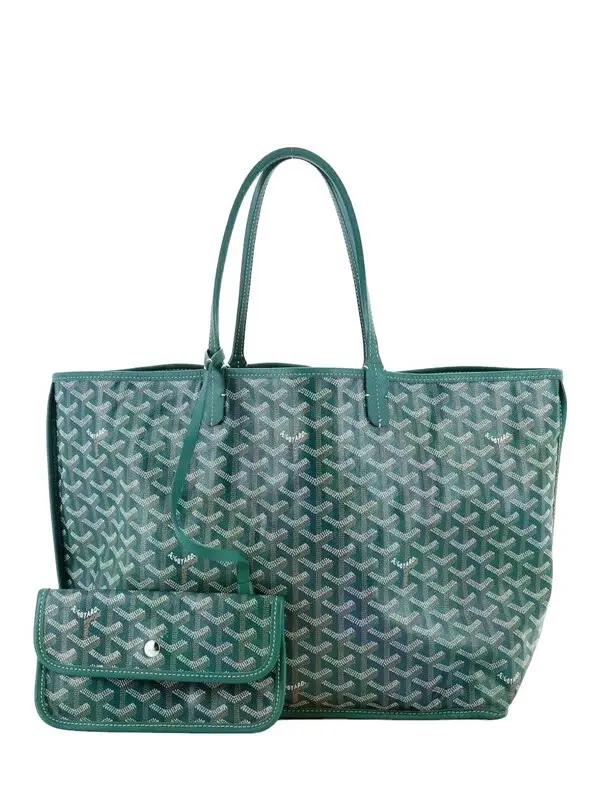Goyard Anjou Reversible Coated Canvas Pm Tote Bag - Green