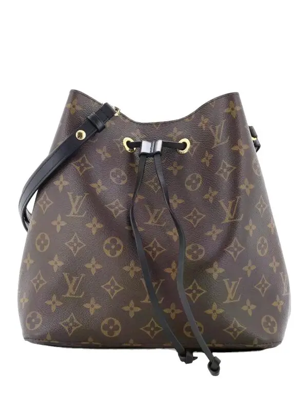 LOUIS VUITTON Neonoe Mm Bucket Bag Monogram Canvas - Brown