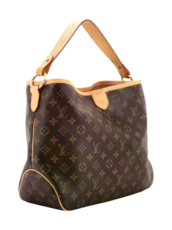LOUIS VUITTON Delightful Handbag Monogram Canvas Pm Hobo - Brown