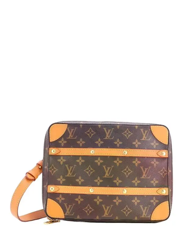 LOUIS VUITTON Soft Trunk Messenger Bag Monogram Canvas Pm - Brown