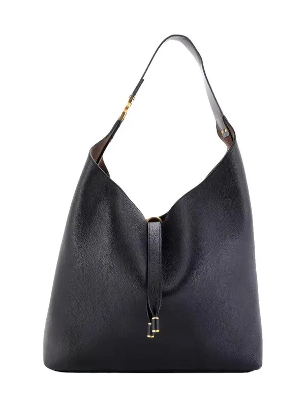 Chloé Marcie Nm Leather Hobo Bag - Black