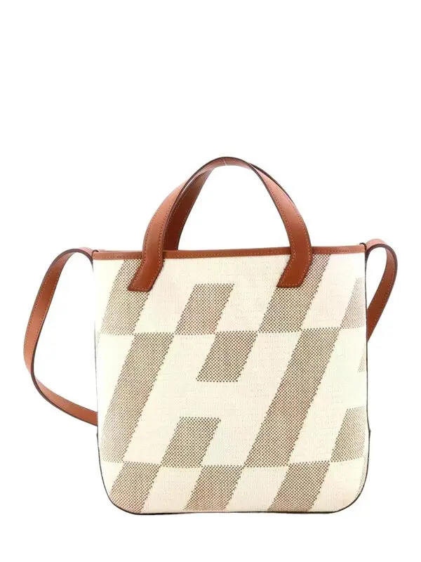 Hermès Cabas H En Biais 27 Tote Bag - Brown