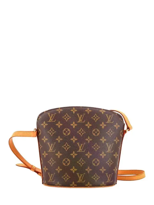LOUIS VUITTON Drouot Handbag Monogram Canvas Crossbody Bag - Brown