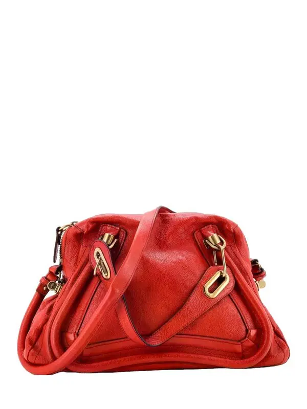 Chloé Paraty Top Handle Satchel - Red