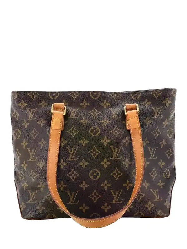 LOUIS VUITTON Cabas Piano Monogram Canvas Tote - Brown