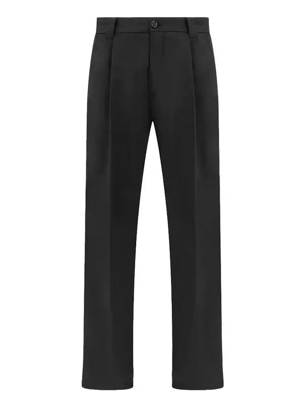 Paul & Shark Pleated Trousers - Black