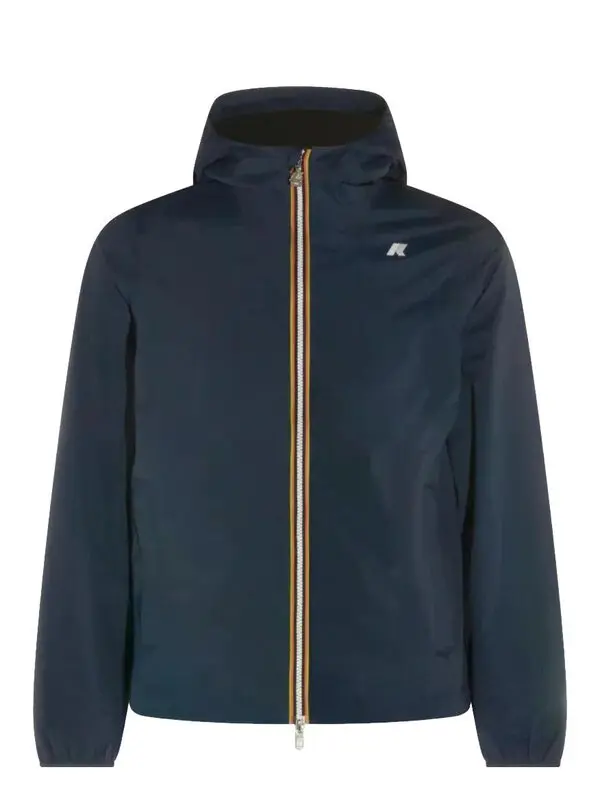K-WAY Hooded Zip Jacket - Blue