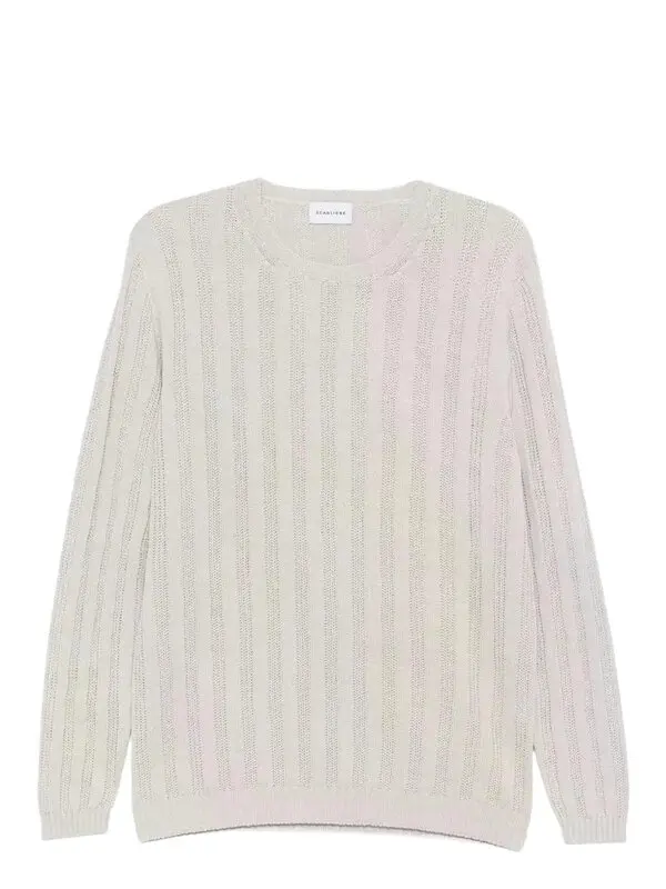 SCAGLIONE Ribbed Knit Sweater - Neutrals