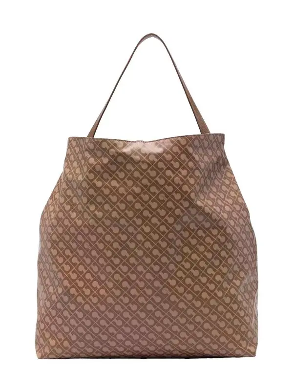 GHERARDINI Monogram Tote Bag - Brown
