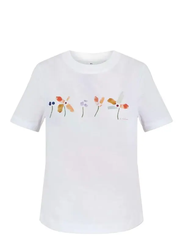 Paul Smith Floral Print T-shirt - White