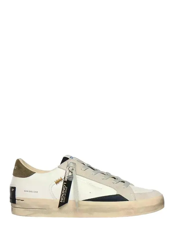 CRIME LONDON Sk8 Deluxe Sneakers - White