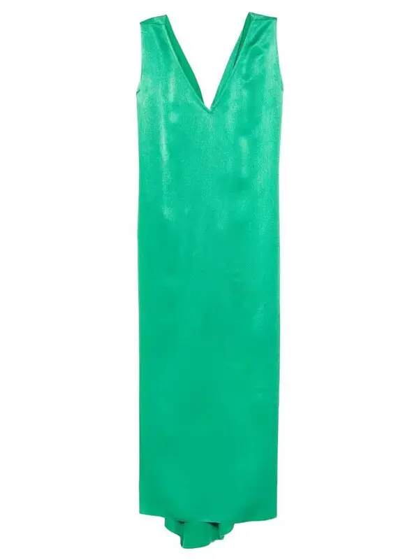 STEPHAN JANSON V-neck Midi Dress - Green