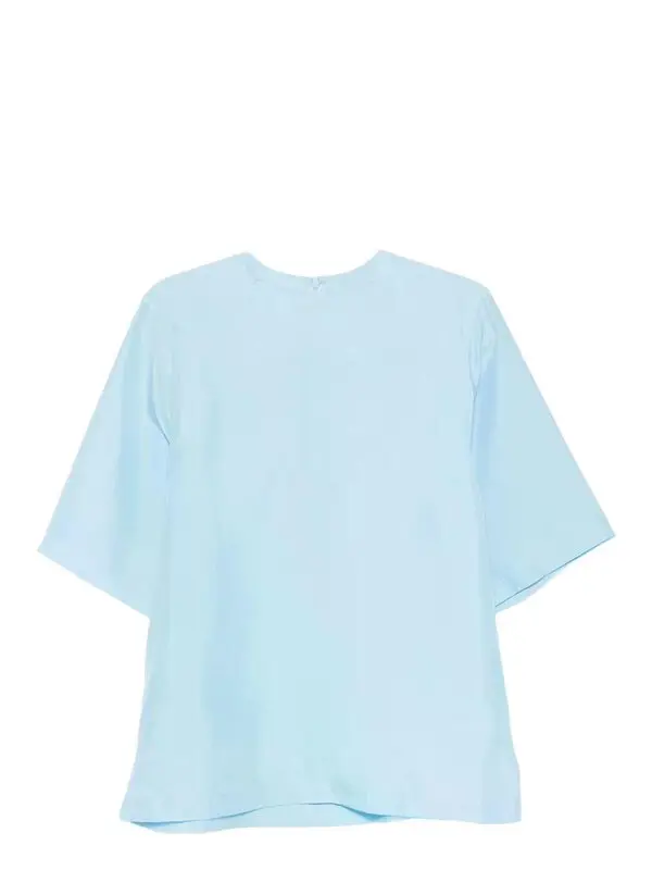 Christian Wijnants Silk T-shirt - Blue
