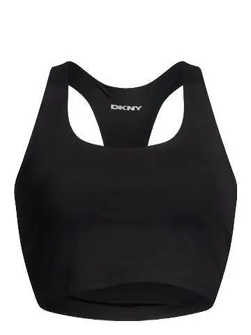 Dkny Cropped Sports Top - Black