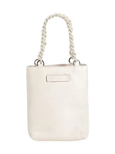 GIANNI CHIARINI Leather Mini Handbag - White