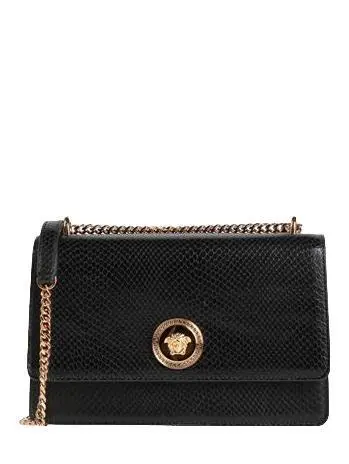 Versace Calfskin Cross-body Bag - Black