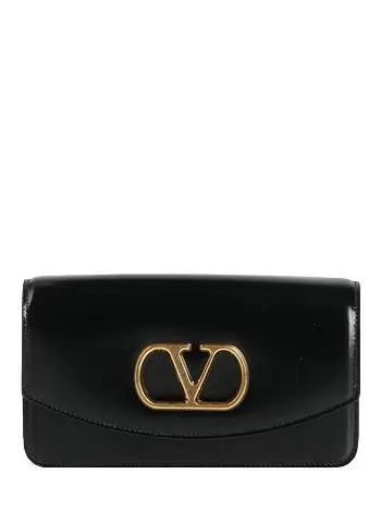 Valentino Garavani Leather Handbag - Black
