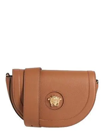 Versace Cross-body Bag Tan Calfskin - Brown