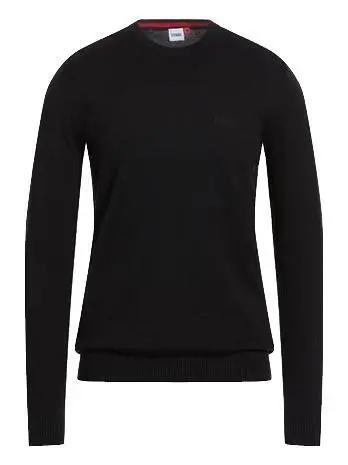 FERRE' Knitted Cotton Sweater - Black