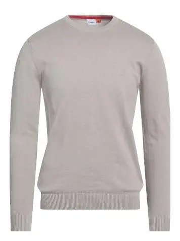 FERRE' Knitted Cotton Sweater - Grey