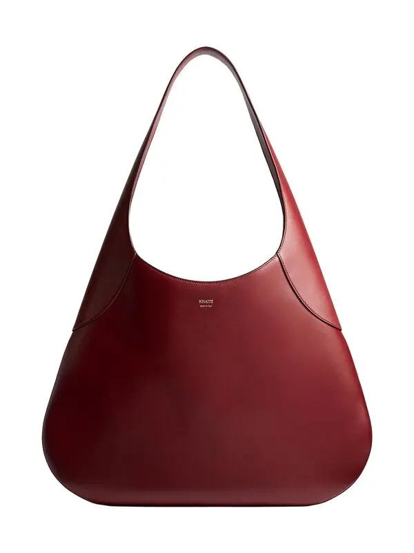 Khaite Large Joan Hobo - Oxblood