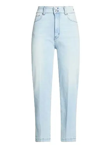 Moschino Straight-leg Jeans With Logo - Blue