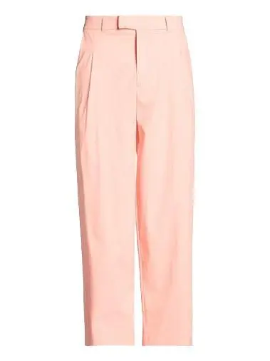 DANIELE FIESOLI Twill Tailored Pants - Salmon Pink