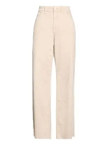 Good American Wide-leg Twill Pants - Beige