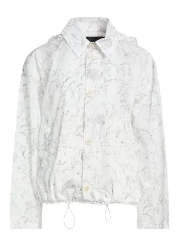 Fabiana Filippi Floral-print Shell Jacket - White