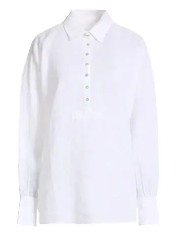 120% Lino Linen Top - Off White