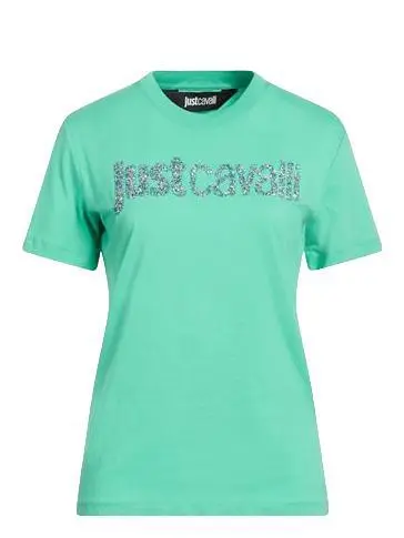 Just Cavalli T-shirt With Appliqués - Green